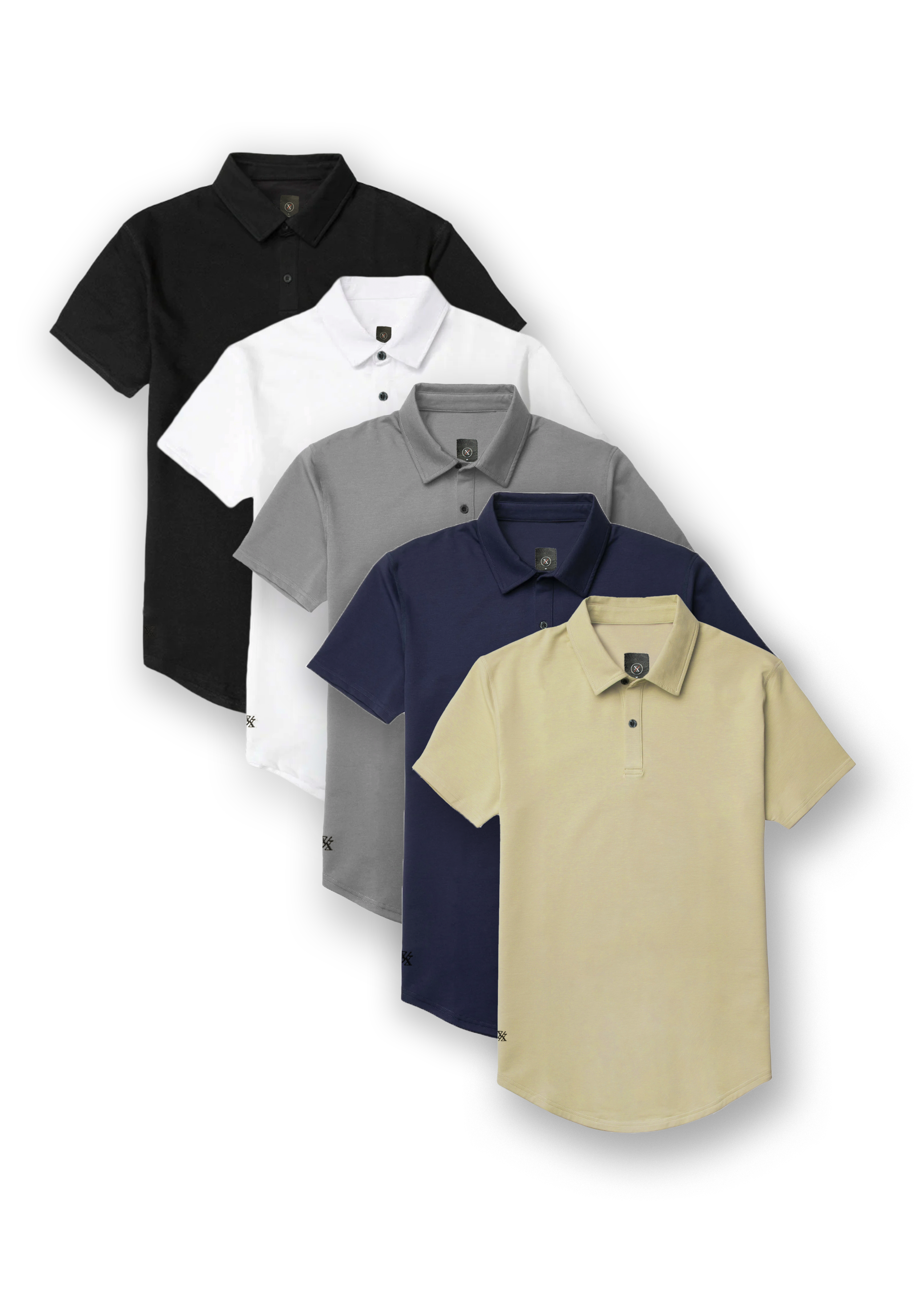Stratus Polo | 5-Pack Bundle Custom | Ten10 Apparel | Stiff Collar ...