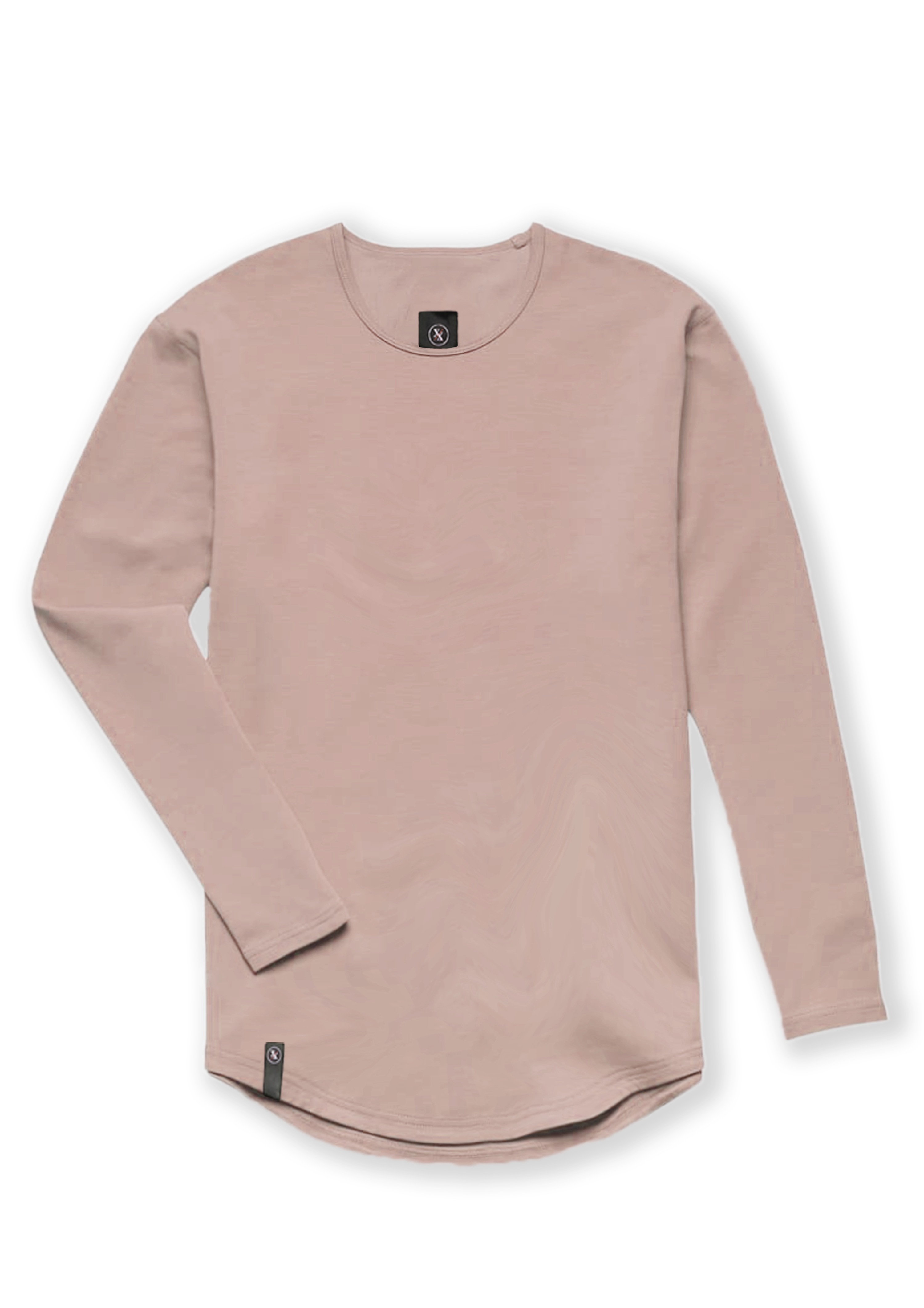 Men's Light Pink Moonstone Long Sleeve T-Shirt | Ten 10 Apparel – Ten ...